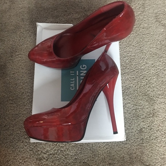Call It Spring | Shoes | Cherry Red High Heel Pumps | Poshmark